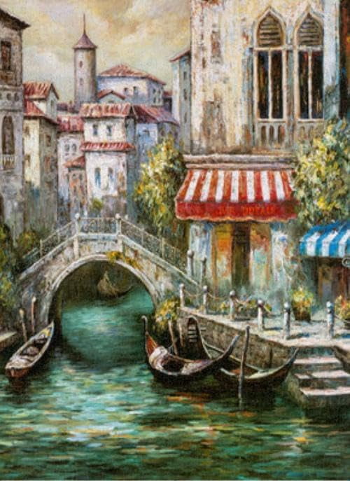 Jigsaw Puzzles for Adults Hard Challenging Difficult Family Cool Large an Oil Painting Venetian ...