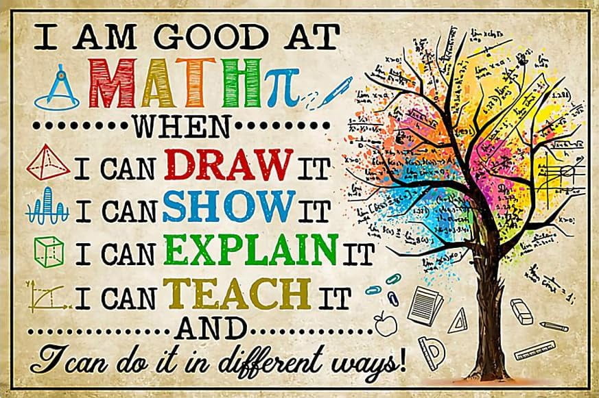 Jigsaw Puzzles for Adults I am Good at Math When I can Draw it I can ...