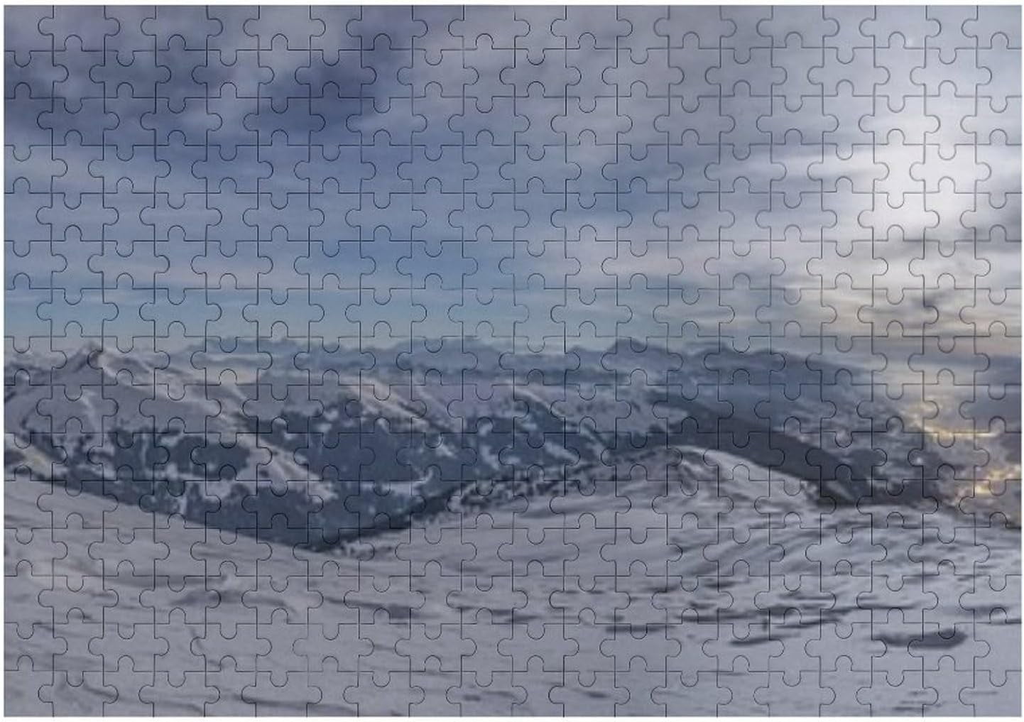 Jigsaw Puzzles For Adults,Teens Snow Mountains Photo And Picture Puzzle ...
