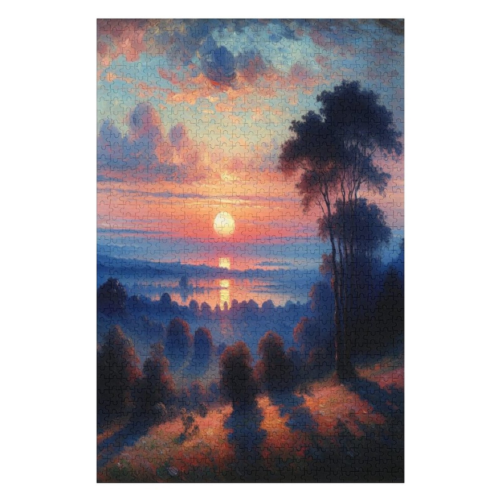 Jigsaw Puzzles Breathtaking Sunrise In Impressionist Jigsaw Puzzles for ...
