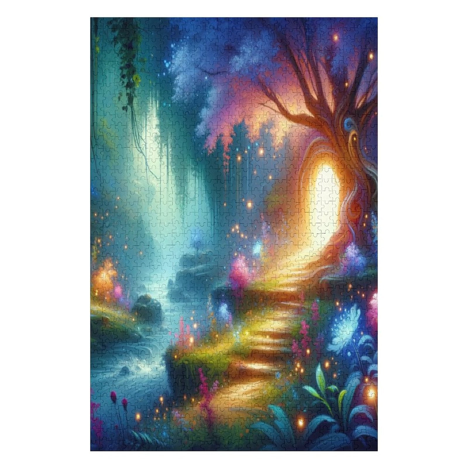 Jigsaw Puzzles Explore The Enchanting Mystical Forest With Hidden Cave ...