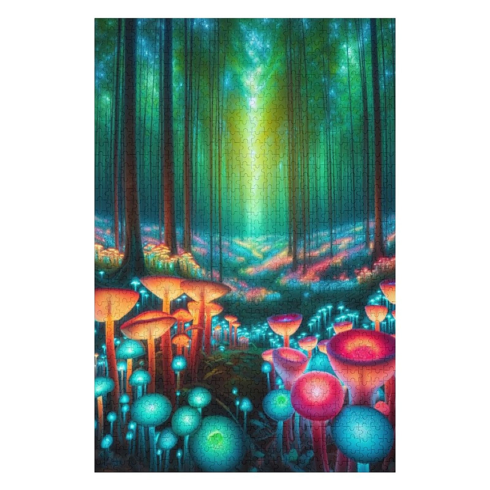 Jigsaw Puzzles Explore The Enchanting World Of Luminescent Mushrooms In ...