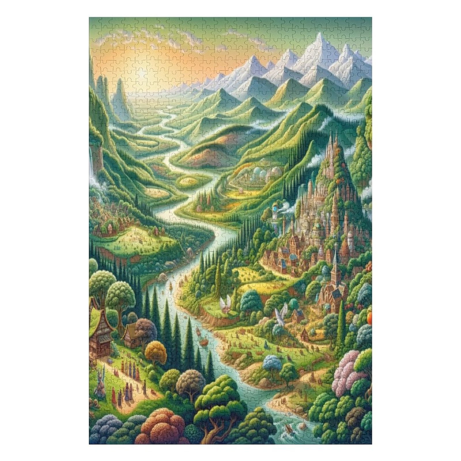 Jigsaw Puzzles Exploring The Enchanting World For Adults And Kids 500 ...