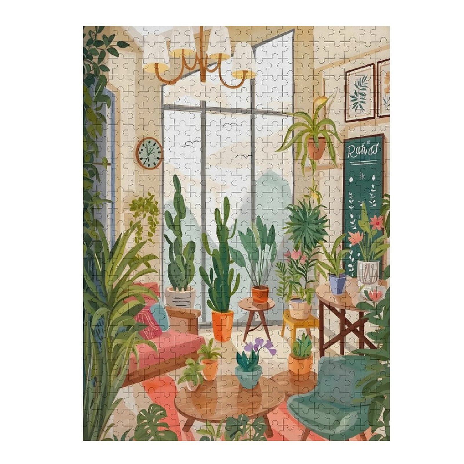 Jigsaw Puzzles - Interior Space Filled with Diverse Potted Plants ...