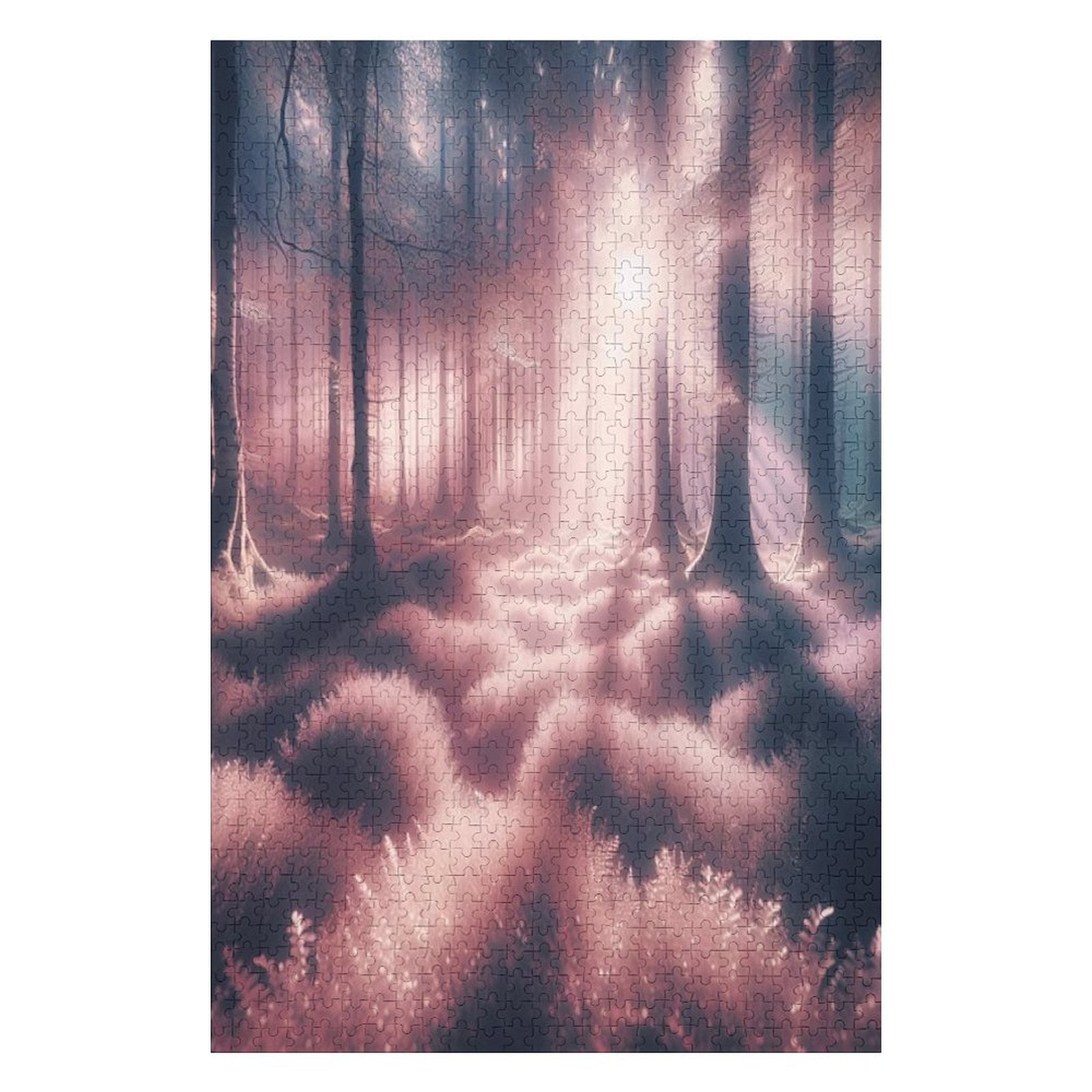 Jigsaw Puzzles Mystical Forest Landscape Wooden 500 Piece Surprise For ...