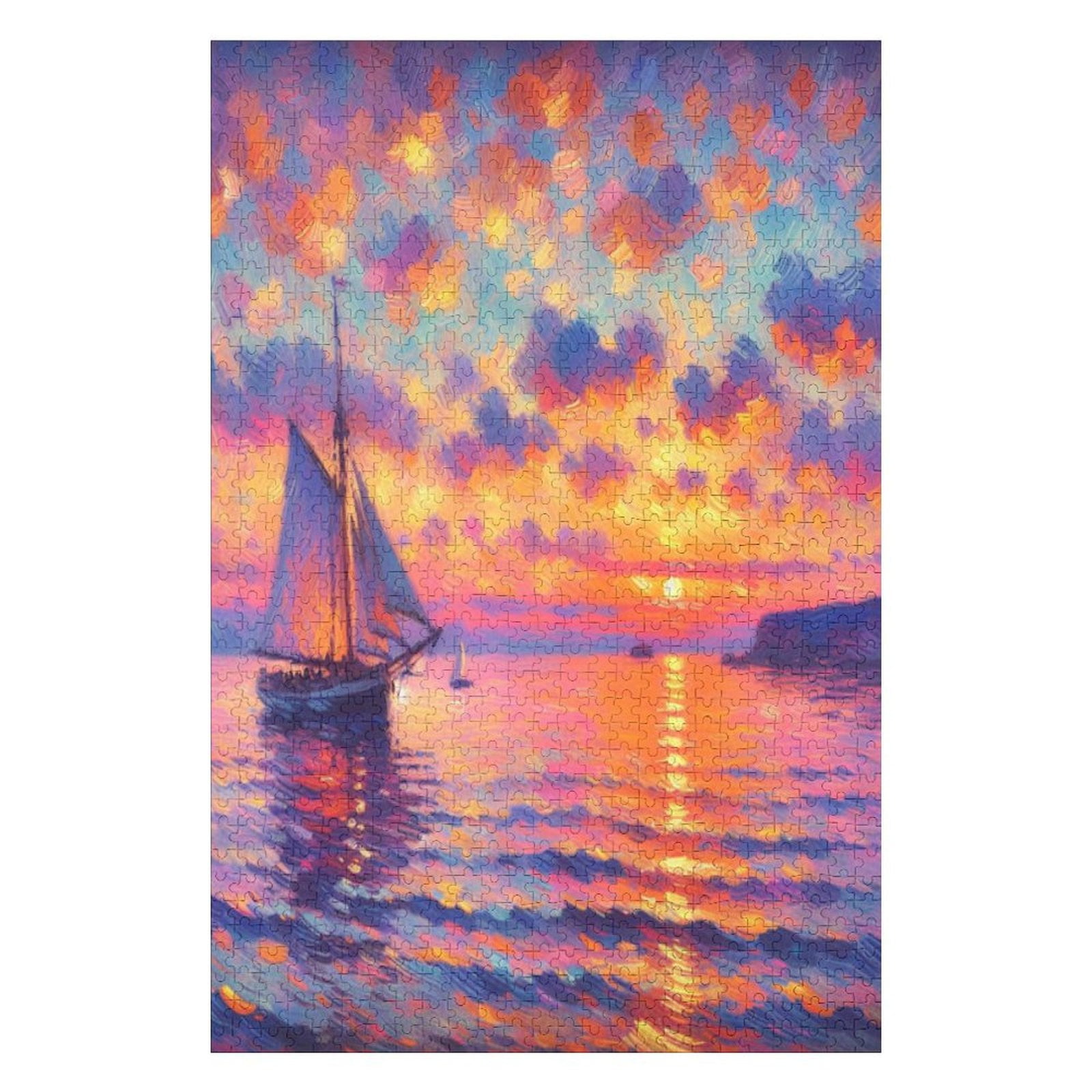 Jigsaw Puzzles Tranquil Impressionist Maritime Landscape Jigsaw Puzzles ...