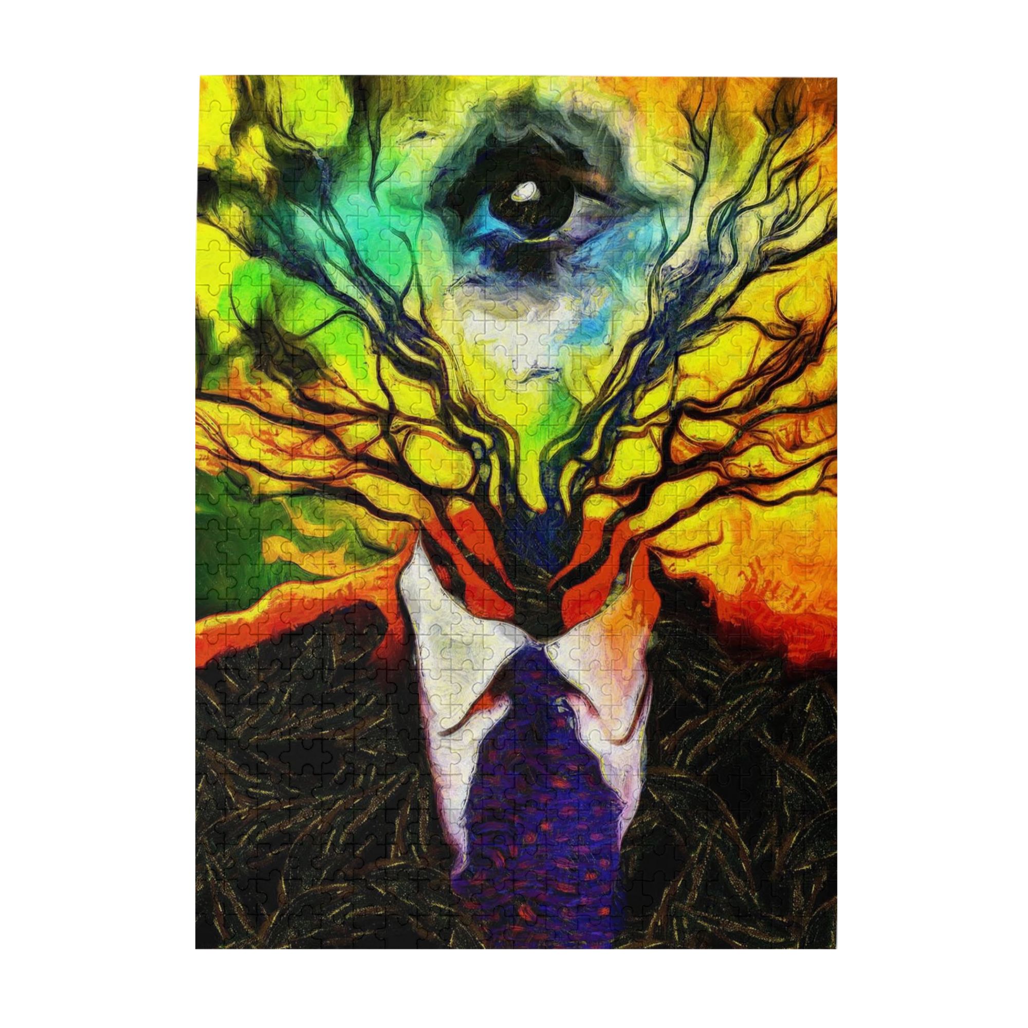 Jigsaw Puzzles for Adults 500 Piece Puzzle Magic Eye Picture puzzle toy ...