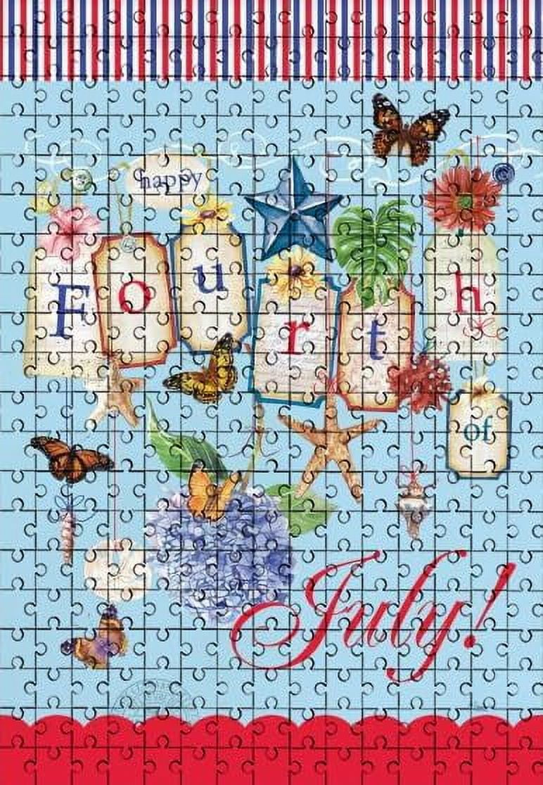 Jigsaw Puzzles for Adults 500 Pieces Fourth of July Wooden Puzzle ...