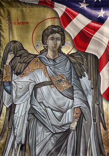 Jigsaw Puzzles for Adults Archangel Michael Patriotic 500 Pieces Wooden ...