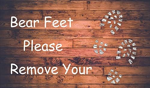 Jigsaw Puzzles for Adults Bear Feet Please Remove Your Shoes 500 Pieces ...
