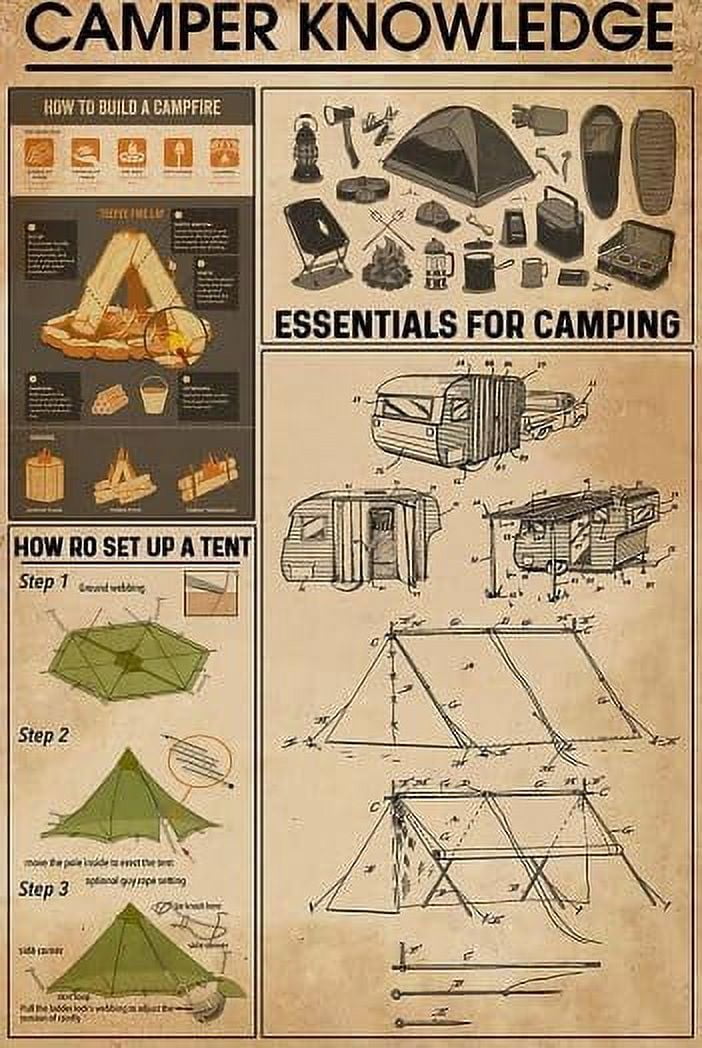 Jigsaw Puzzles for Adults Camper Knowledge 1000 Pieces Wooden Jigsaw ...