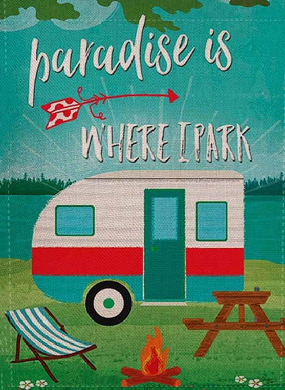 Jigsaw Puzzles for Adults Paradise is Where I Park Camp 1000 Pieces ...