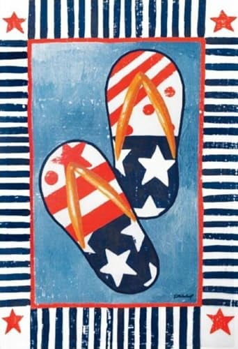 Jigsaw Puzzles for Adults Patriotic Flip Flops 1000 Pieces Wooden ...