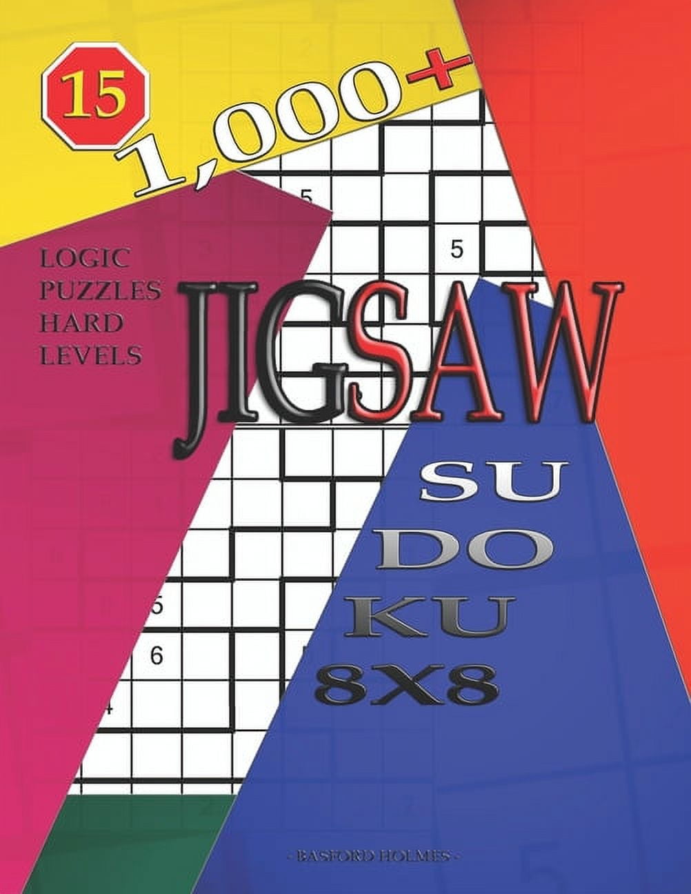Jigsaw Sudoku: 1,000 + sudoku jigsaw 8x8: Logic puzzles hard levels ...