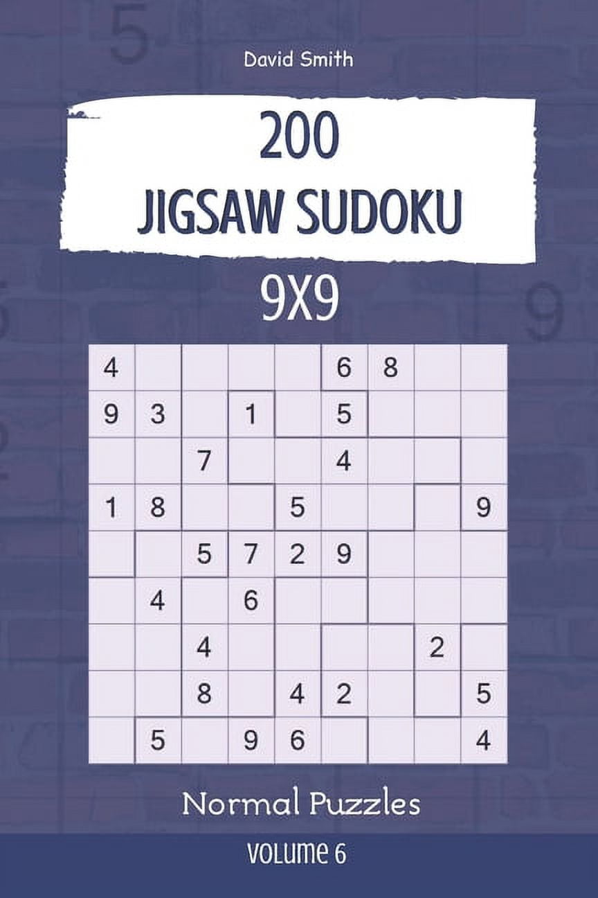 Jigsaw Sudoku: Jigsaw Sudoku - 200 Normal Puzzles 9x9 vol.6 (Paperback ...