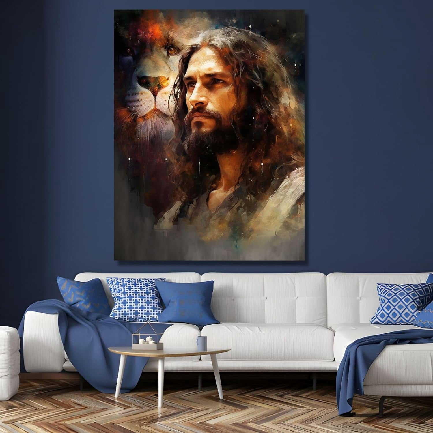 Jigsaw Wooden puzzle 1000 pieces Jesus Christ and the Lion of Judas in ...