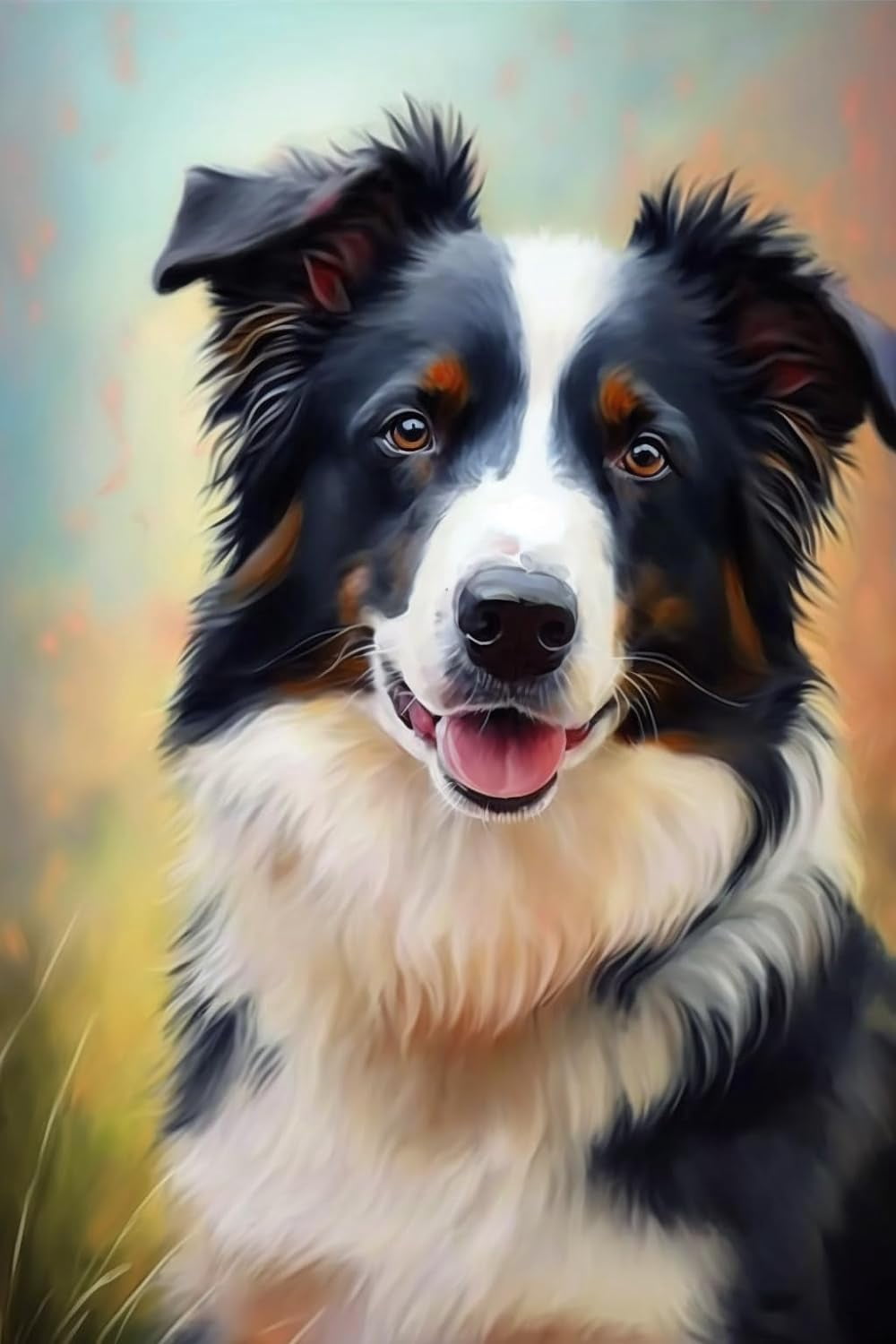 Jigsaw Wooden puzzle 1000 pieces Smiling Sheepdog Puzzles for Adults ...