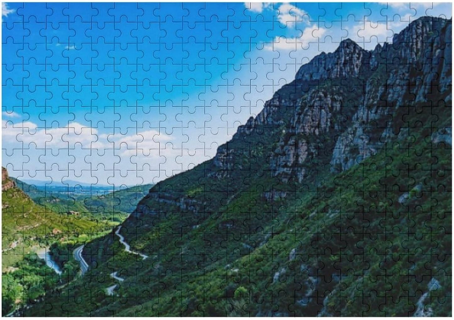Jigsaw Wooden puzzle 300 pieces Mountains Valley Photo Puzzle for ...