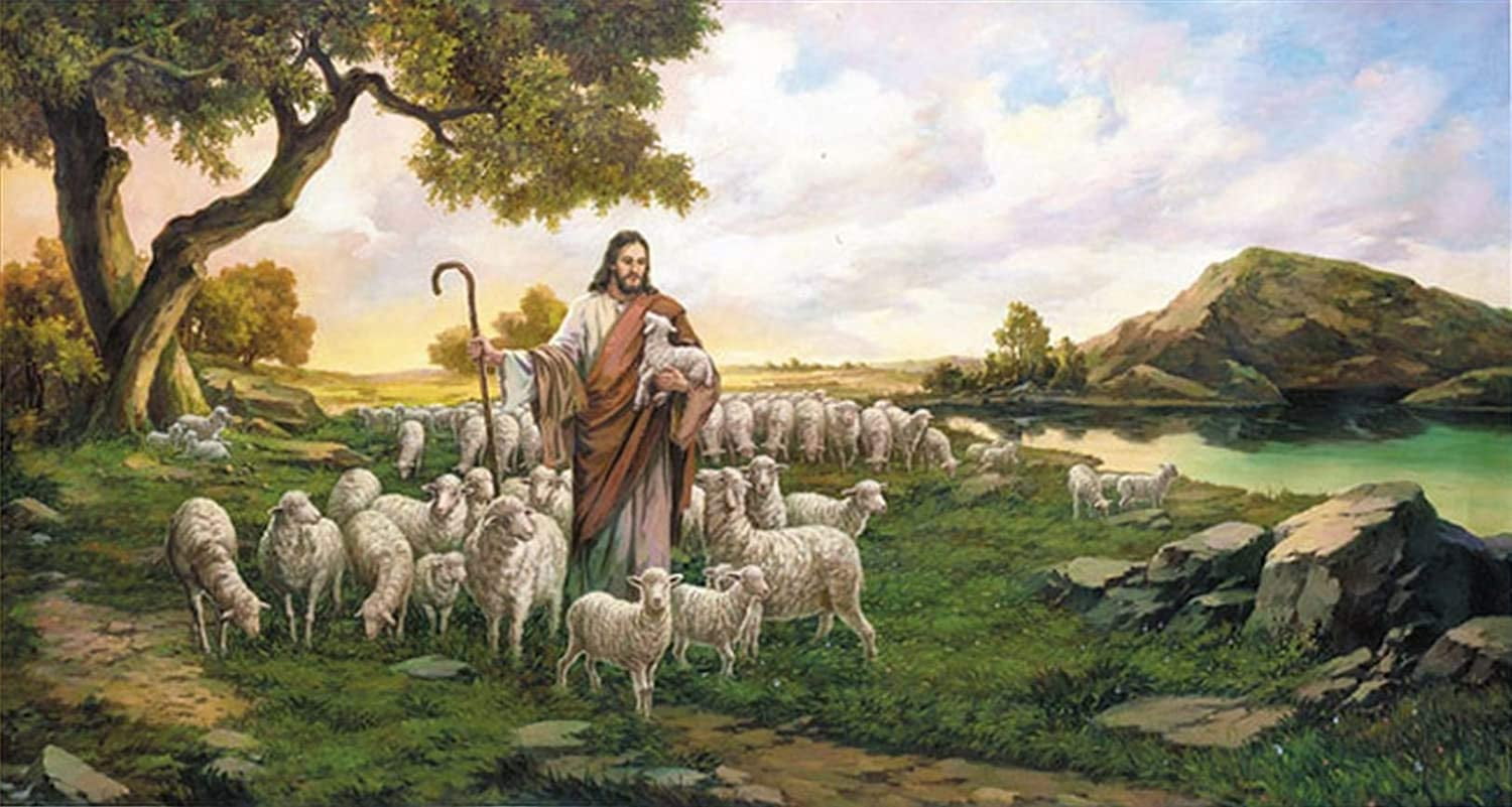 Jigsaw Wooden puzzle 300 pieces Premium Shepherd Jesus Christ ...