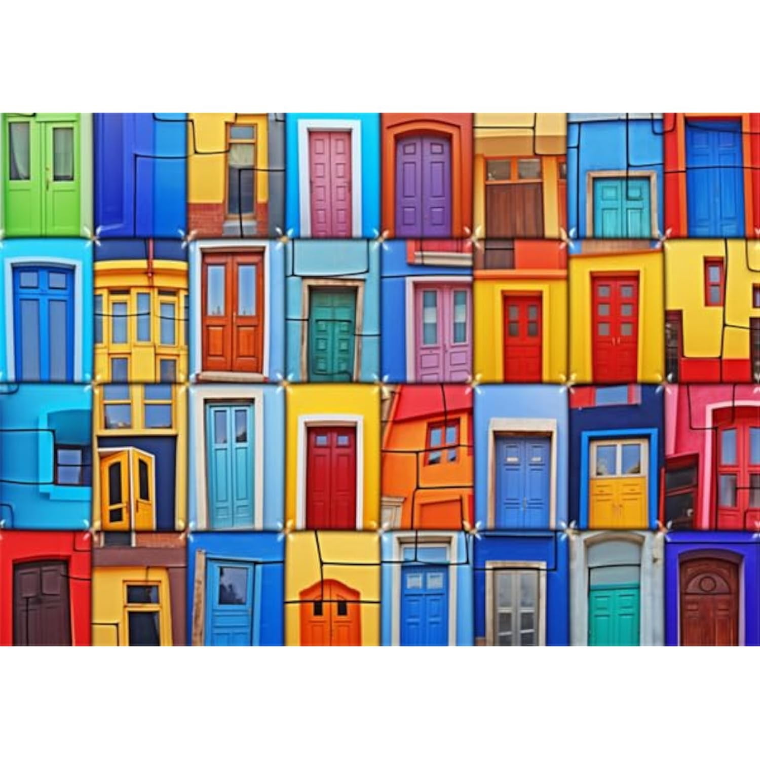Jigsaw Wooden puzzle 300 pieces Puzzles for Classroom Decor Windows and ...