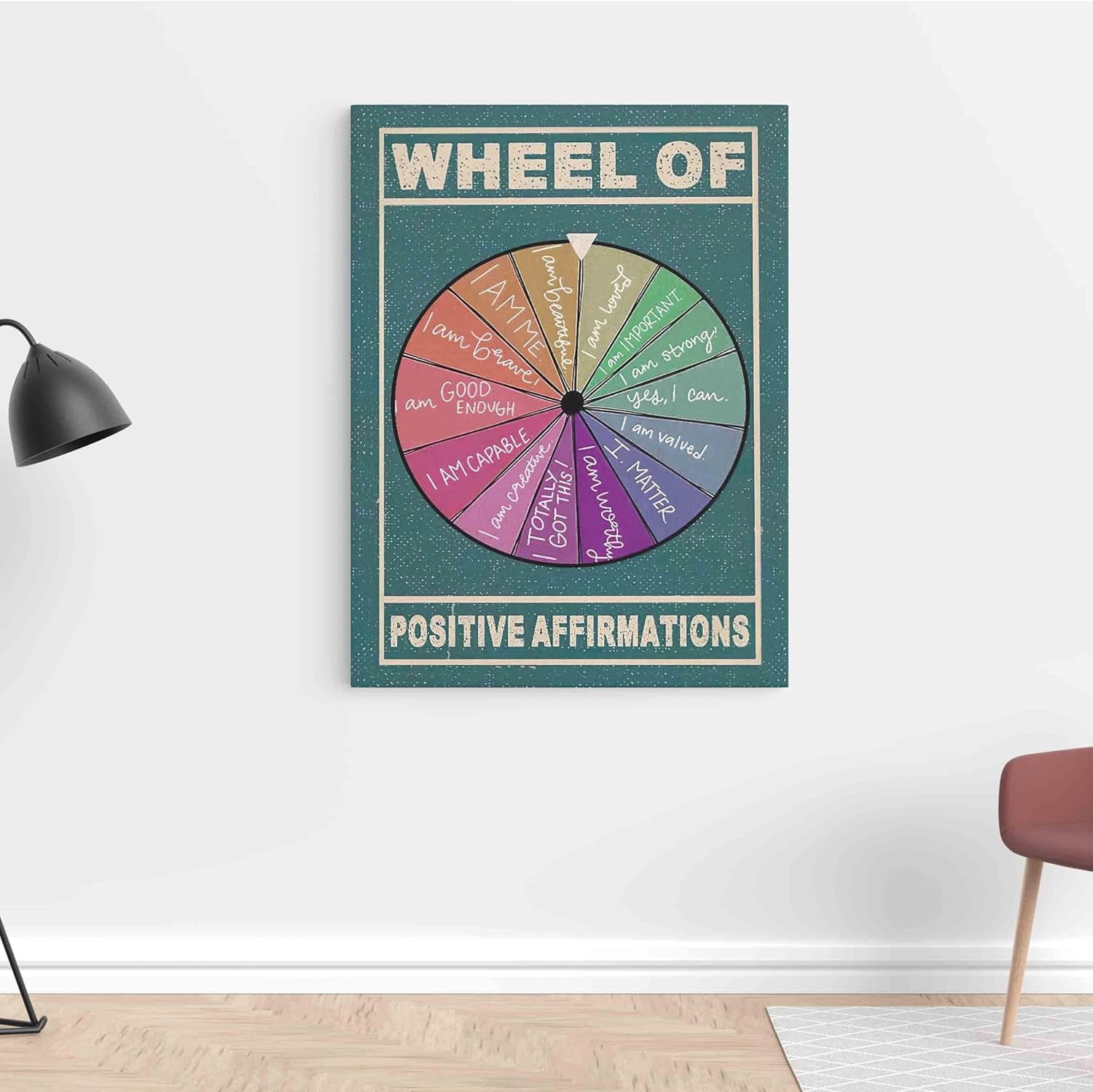 Jigsaw Wooden puzzle 300 pieces Wheel of Positive Affirmations Therapy ...