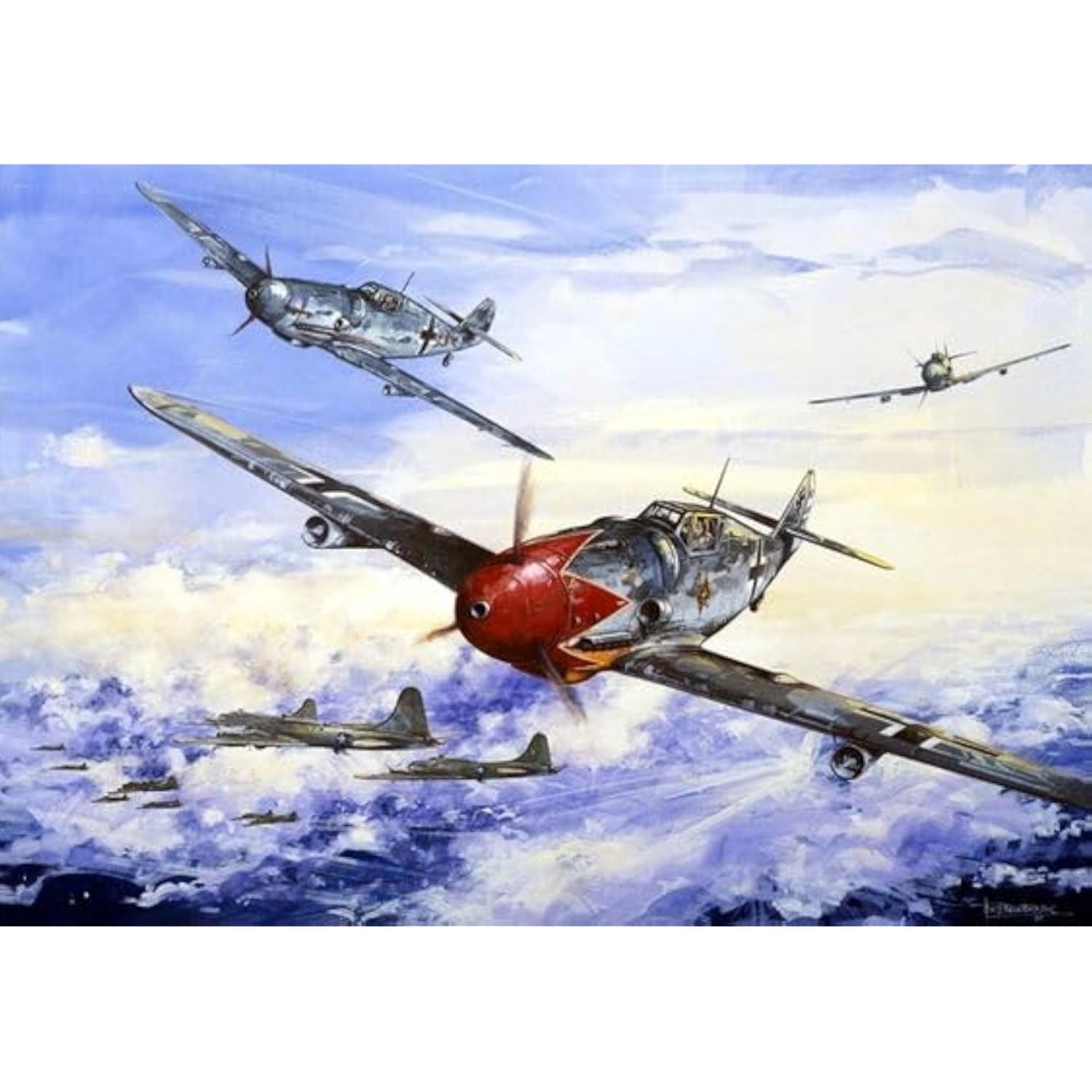 Jigsaw Wooden puzzle 500 pieces Adult Challenge Jigsaw Puzzle Fighter ...