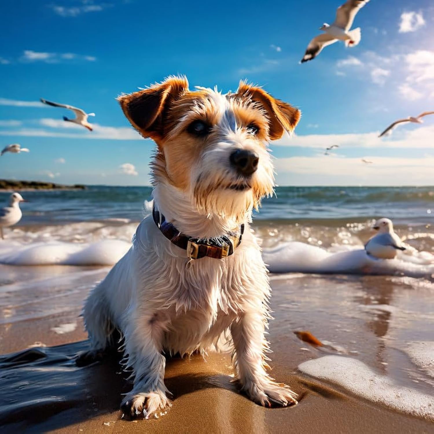 Jigsaw Wooden puzzle 500 pieces for Adults Jack Russell Terrier on The ...