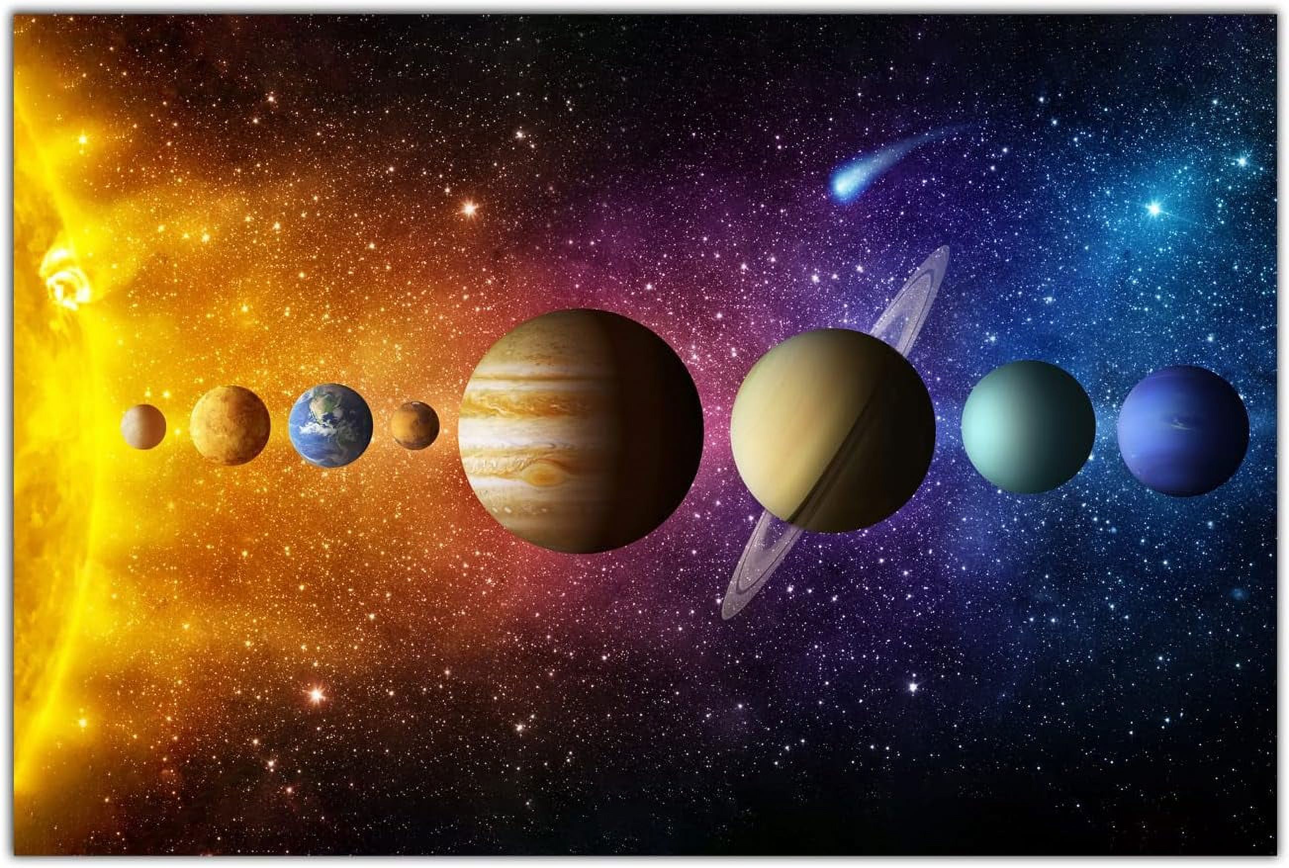 Jigsaw Wooden puzzle 500 pieces for Adults -Solar System Universe ...