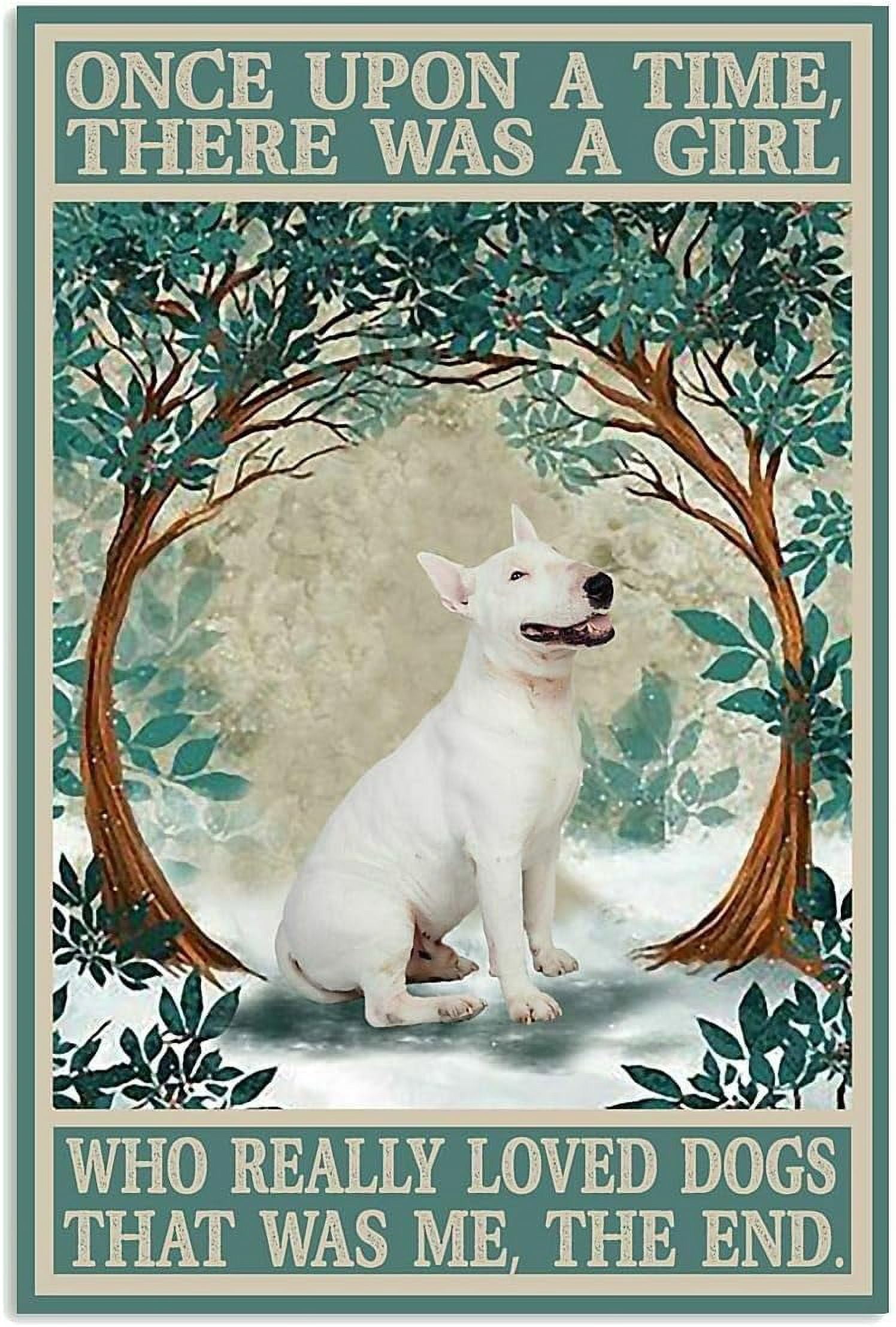 Jigsaw Wooden puzzle 500 pieces Bull Terrier Once Upon A Time Vintage ...