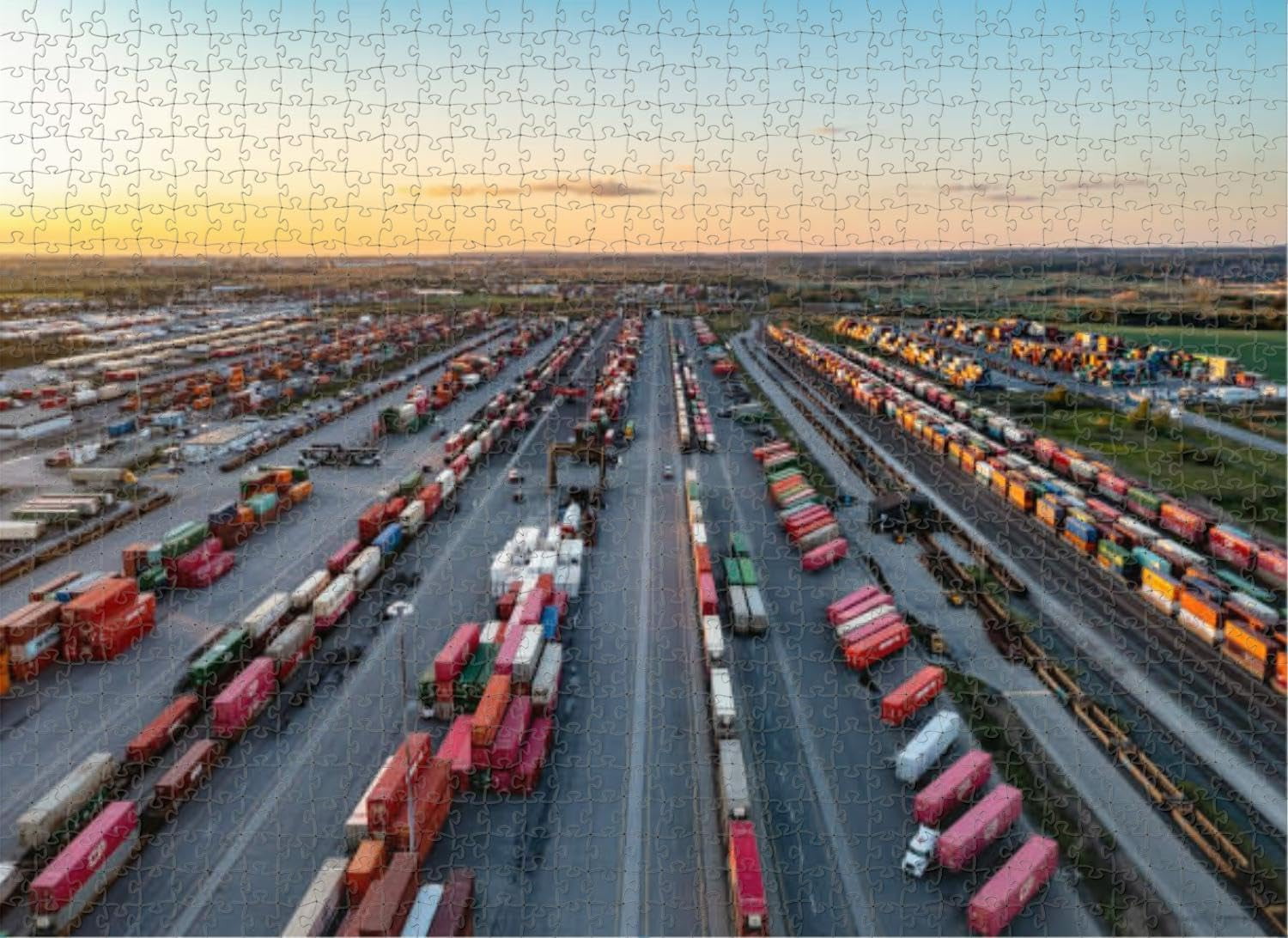 Jigsaw Wooden puzzle 500 pieces Canadian Pacific Railway Vaughan ...