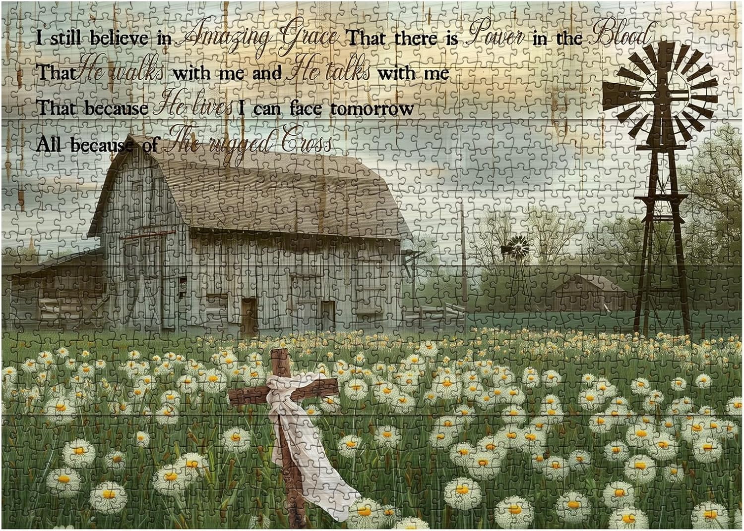 Jigsaw Wooden puzzle 500 pieces Christian Religious Puzzles for Adults ...