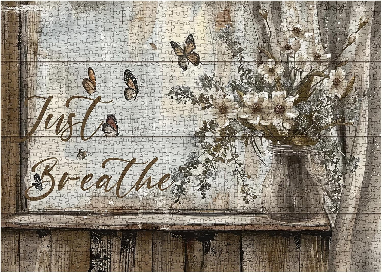 Jigsaw Wooden puzzle 500 pieces Flower Plant Puzzles for Adults ...