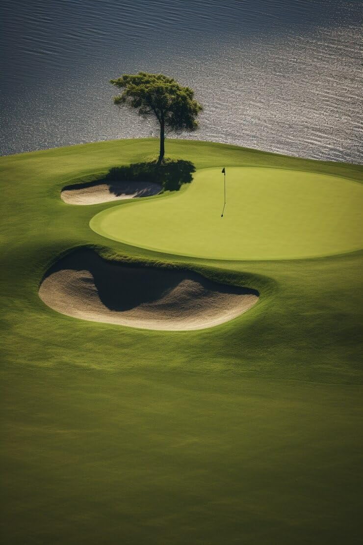 Jigsaw Wooden puzzle 500 pieces Golf Course Puzzle for Adults Jigsaw ...