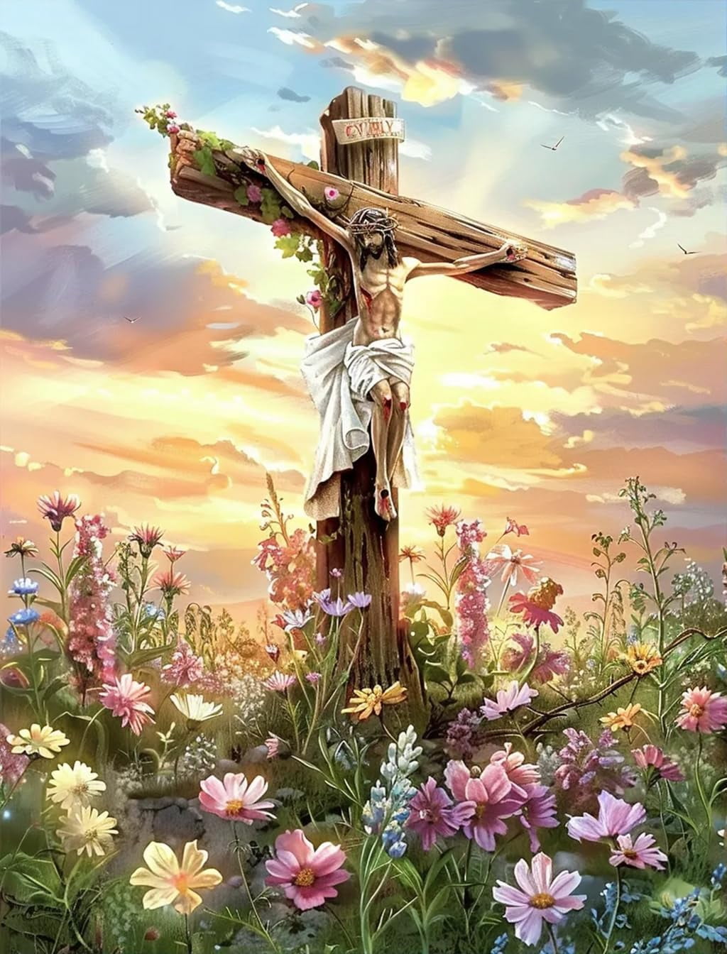 Jigsaw Wooden puzzle 500 pieces Jesus On The Cross Puzzle for Adults ...