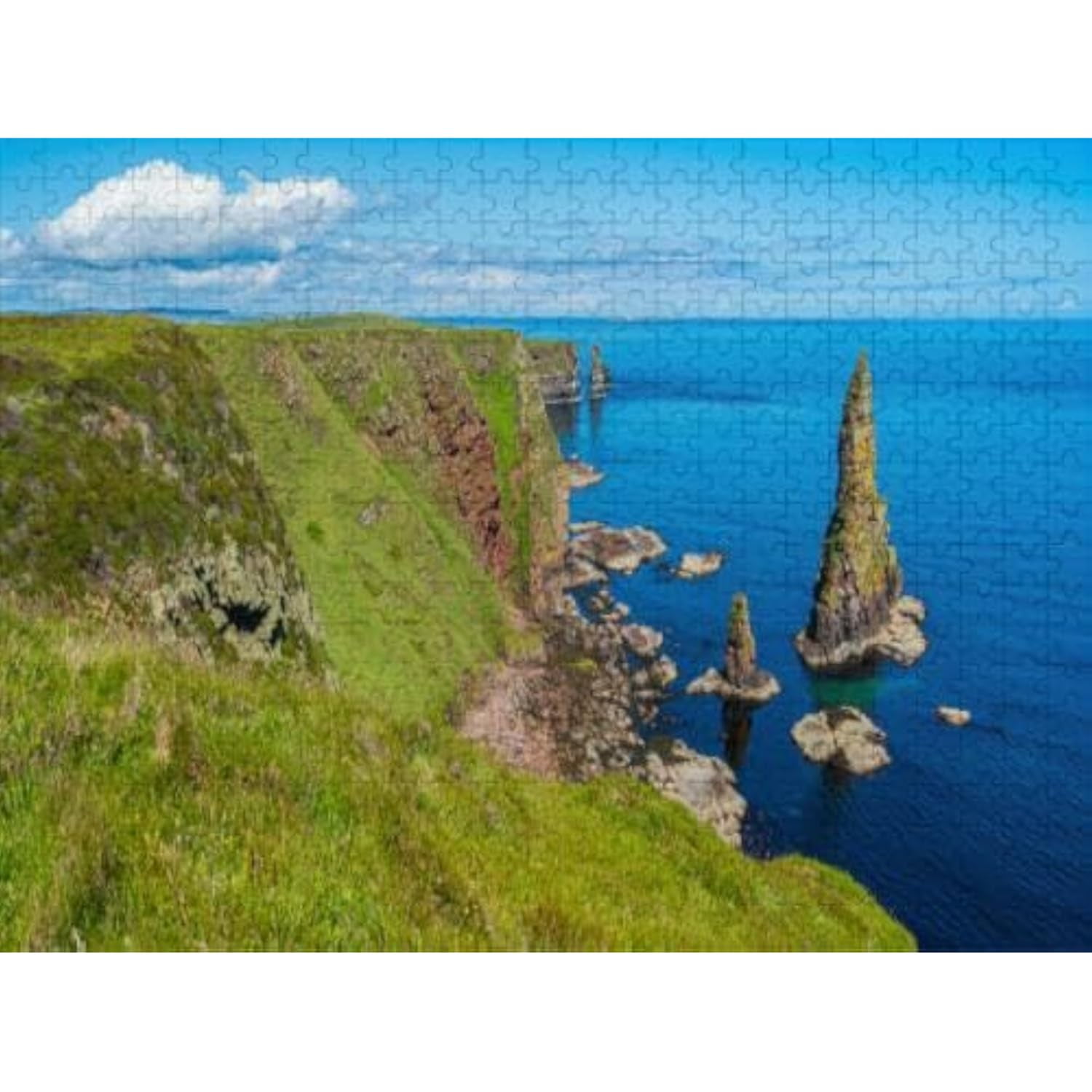 Jigsaw Wooden puzzle 500 pieces The Scenic Cliffs and Stacks Head ...