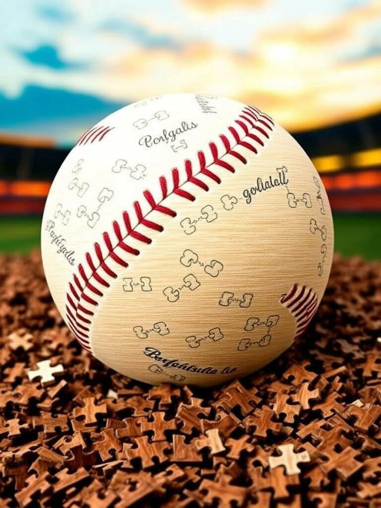 Jigsaw Wooden puzzle 500 pieces Softball - of Educational Fun Home ...
