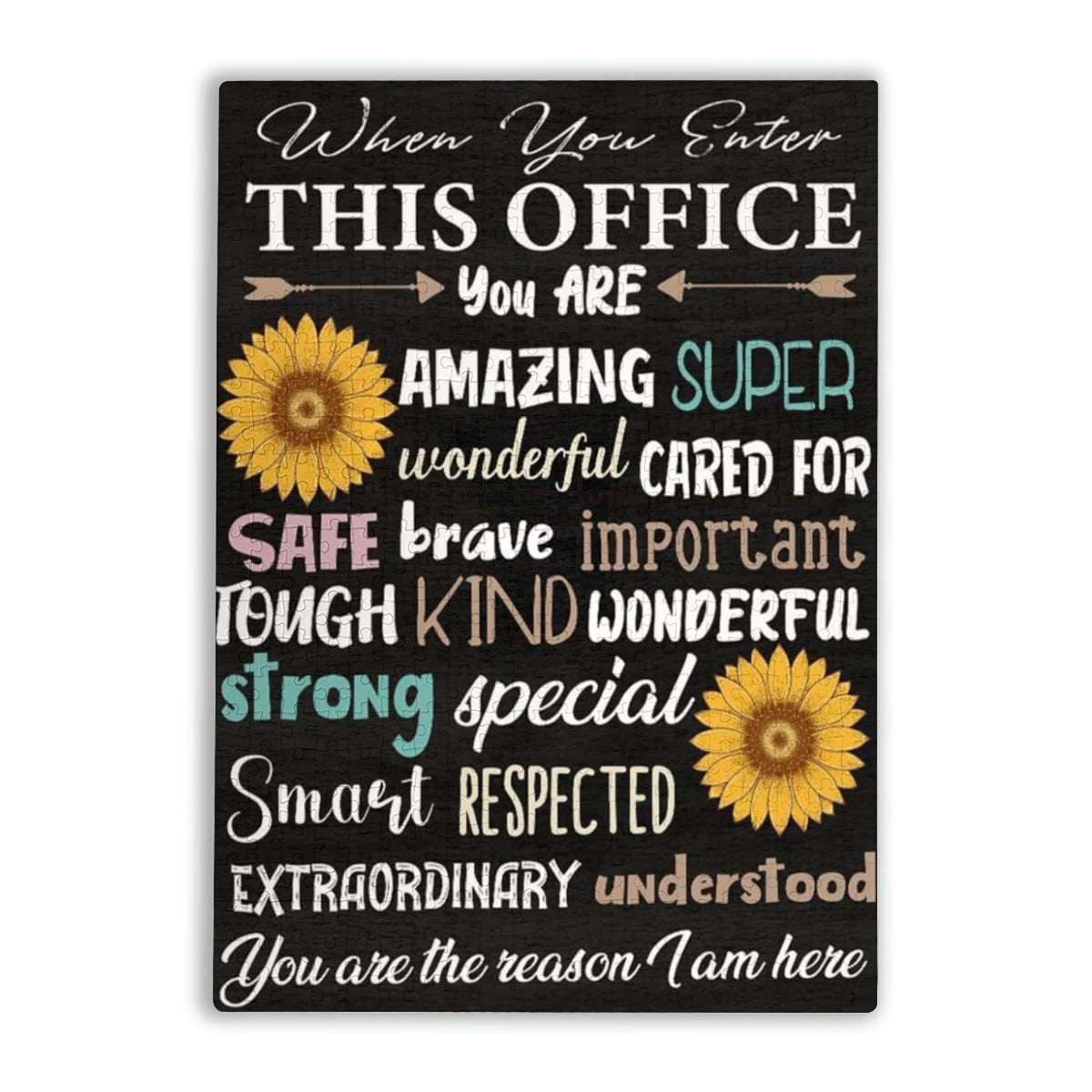 Jigsaw puzzle 500 pieces WHEW YOU ENTER THIS OFFICE Educational gift ...