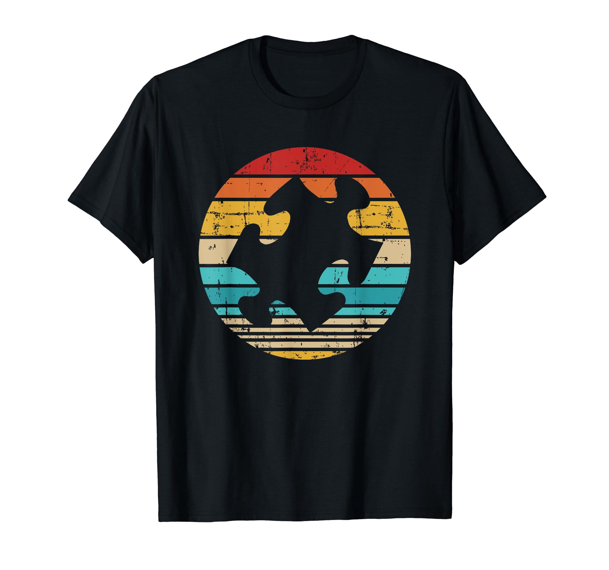 Jigsaw puzzle piece vintage T-Shirt - Walmart.com