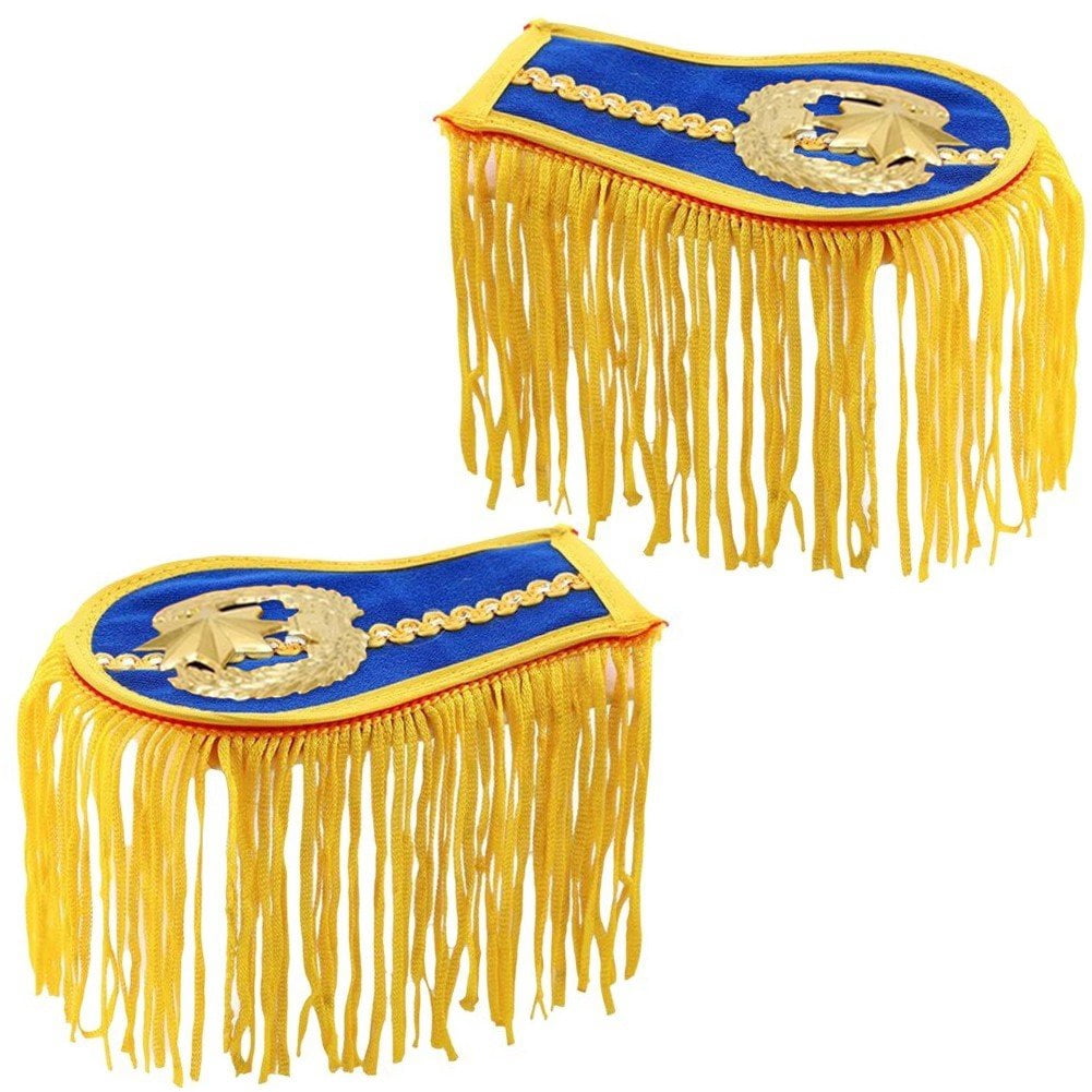 Jiibva 1 Pair Tassel Shoulder Badges with Brooch Fashion Tassel ...