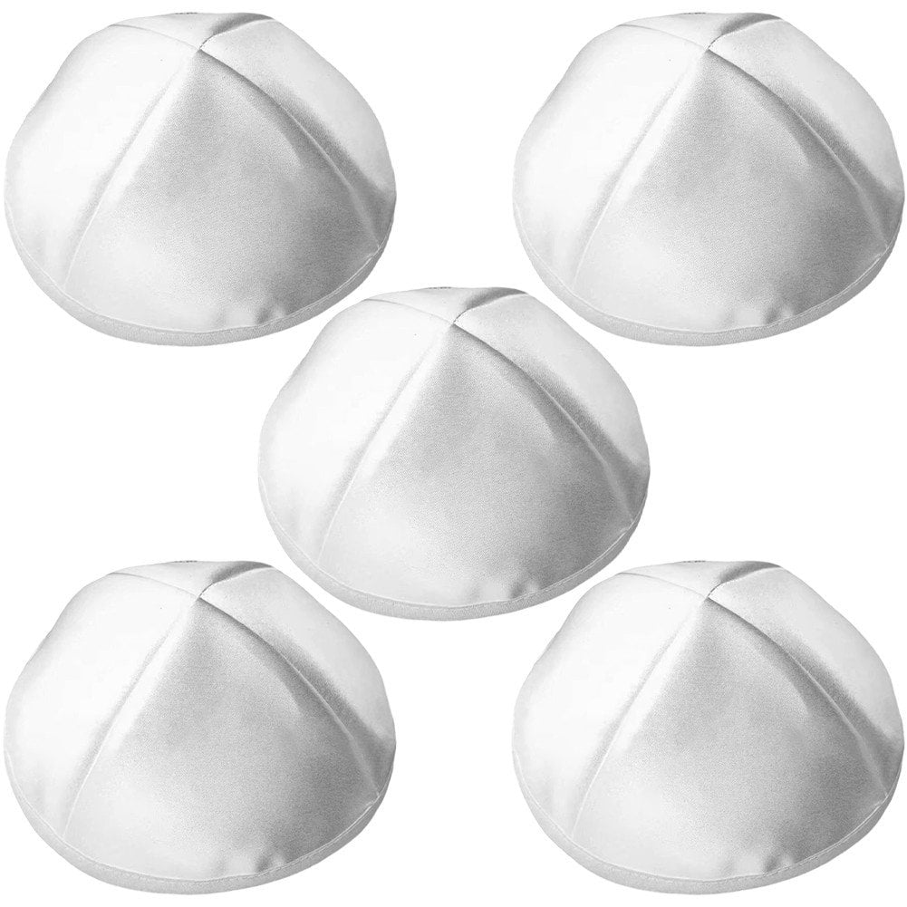 Jiibva 5pcs Traditional Jew Skull Cap Yarmulke Hat For Religious ...