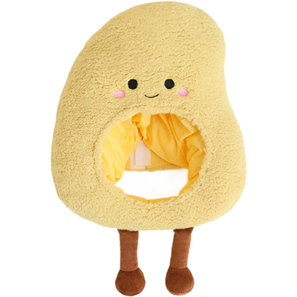 Jiibva Cartoon Potato Headwear Plush Potato Head Hat Party Prop ...