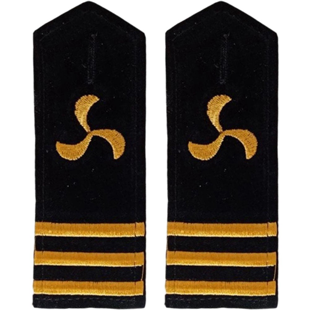 Jiibva Epaulets Captain Uniforms Shoulder Boards Embroidered Propeller ...