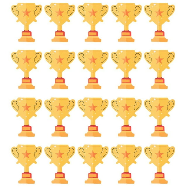 Jiibva Fridge Magnets, 20 Pcs Trophy Shape Magnets for Crafts, Mini ...