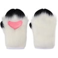 Jiibva Sheep Paw Gloves 1 Pair Cartoon Furry Paw Gloves Cute Animal ...