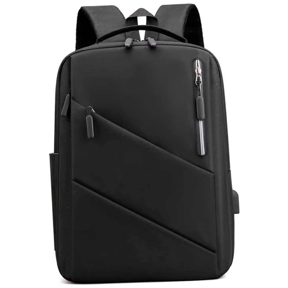 Jiibva Waterproof Business Backpack with USB Charging Port Mens Laptop ...