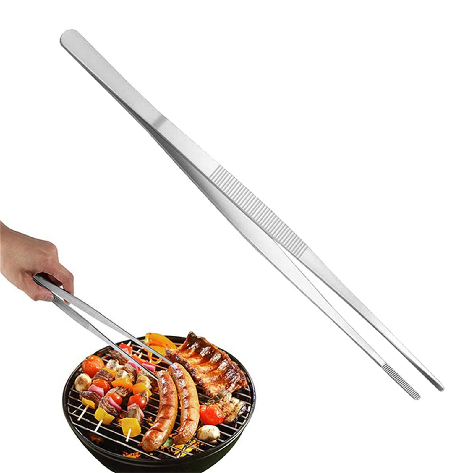 Jiiey Food Clips,Kitchen Clip,1Pcs Culinary Stainless Precision Tongs ...