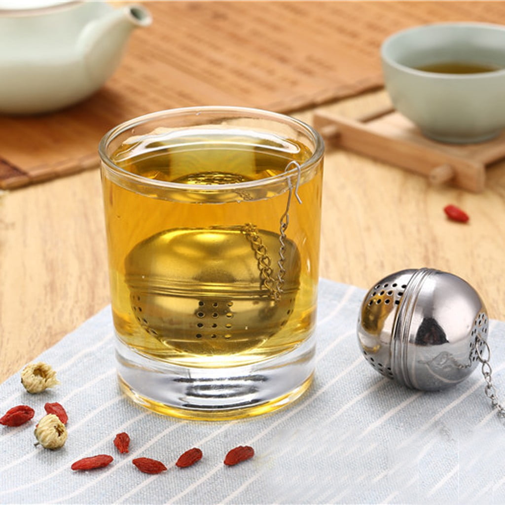 Jiikun 1Pc Stainless Steel Flavoring Ball Tea Brewing Ball,Stainless ...