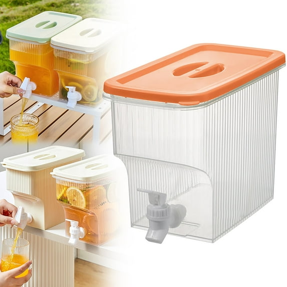 Jiikun Kitchen Mall Drink Dispenser for Fridge with Spigot,Plastic ...