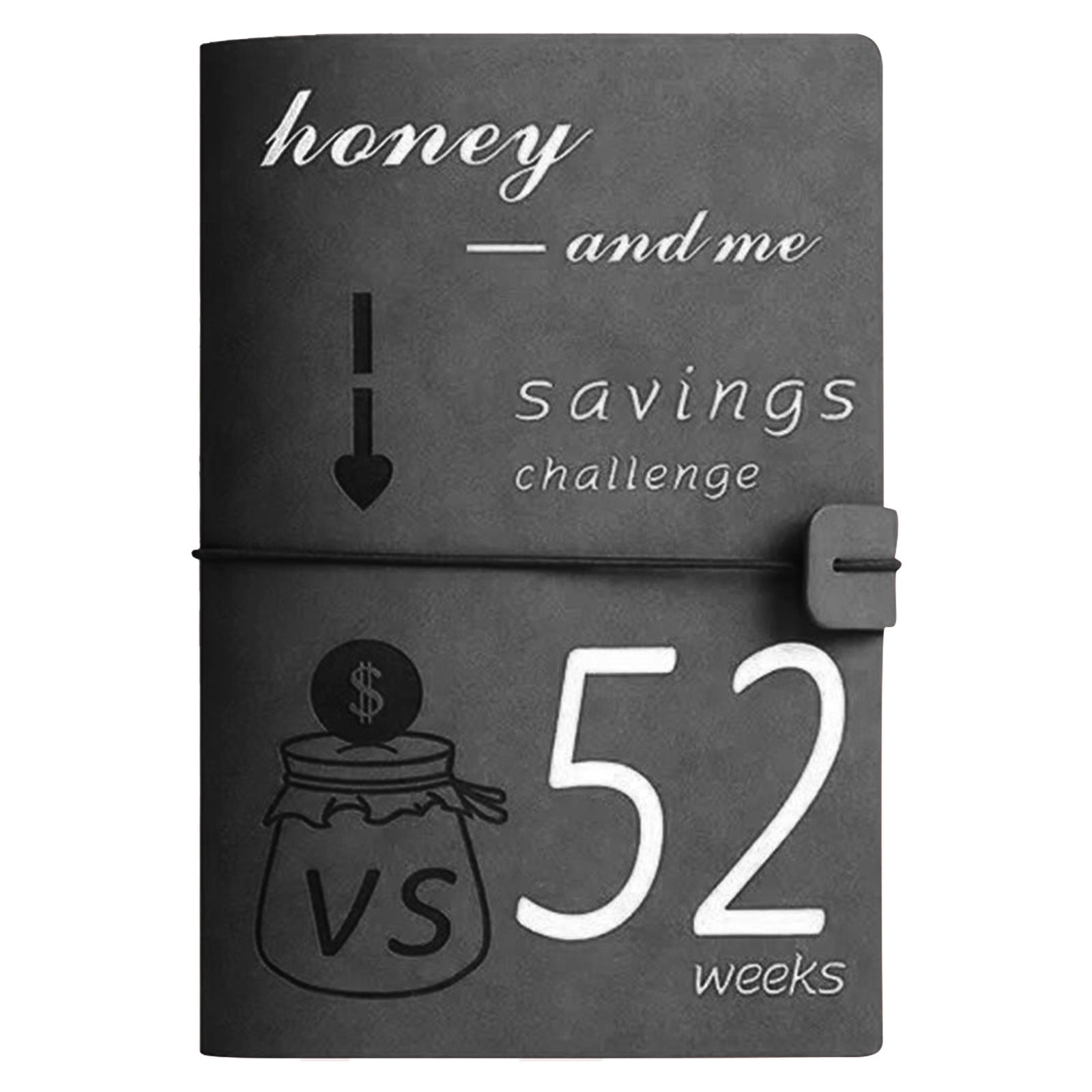 JikouIivo 52 Week Money Saving Challenge Binder Leather Notebook ...