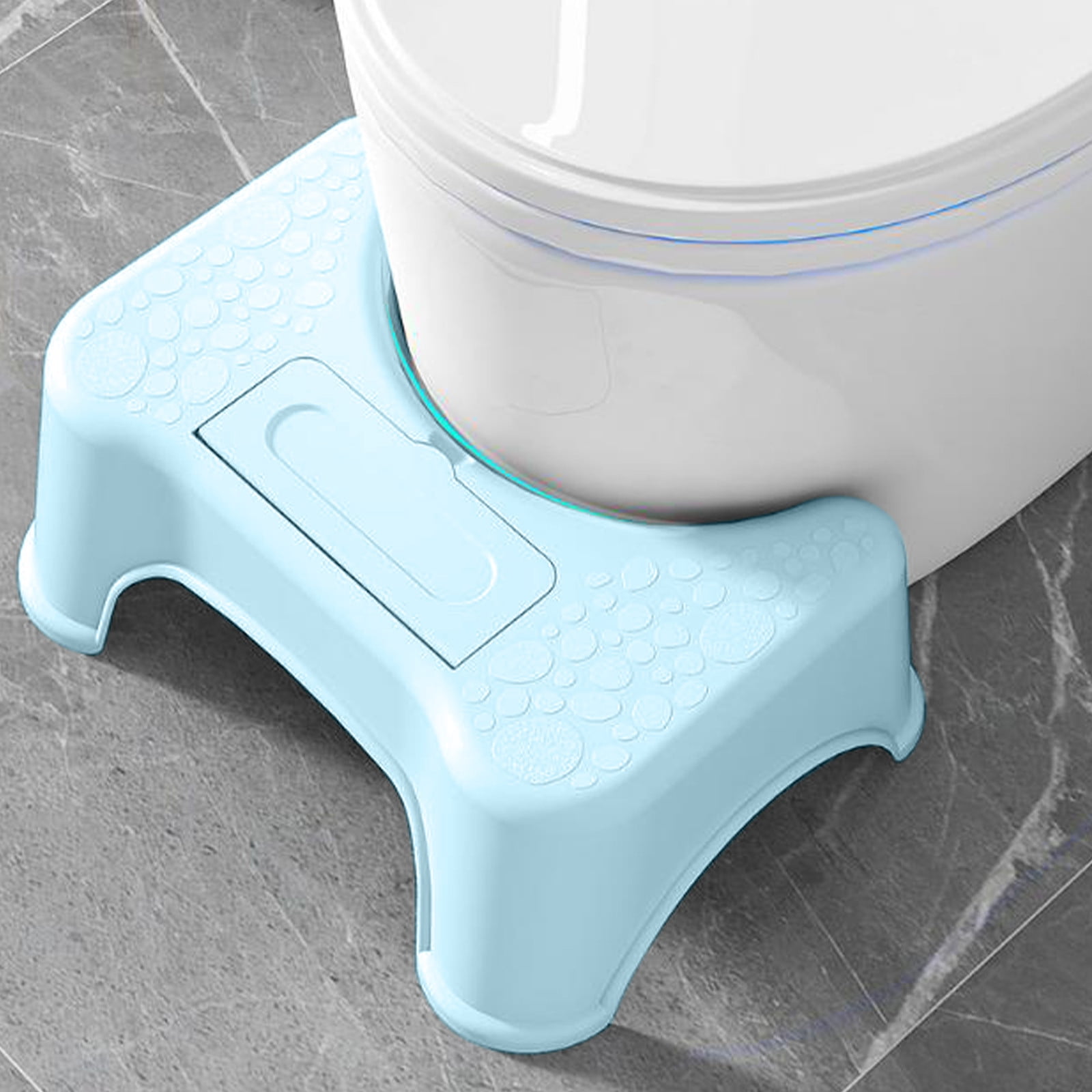 JikouIivo Adults Folding Toilet Stool,7" Heavy Duty Plastic Portable ...